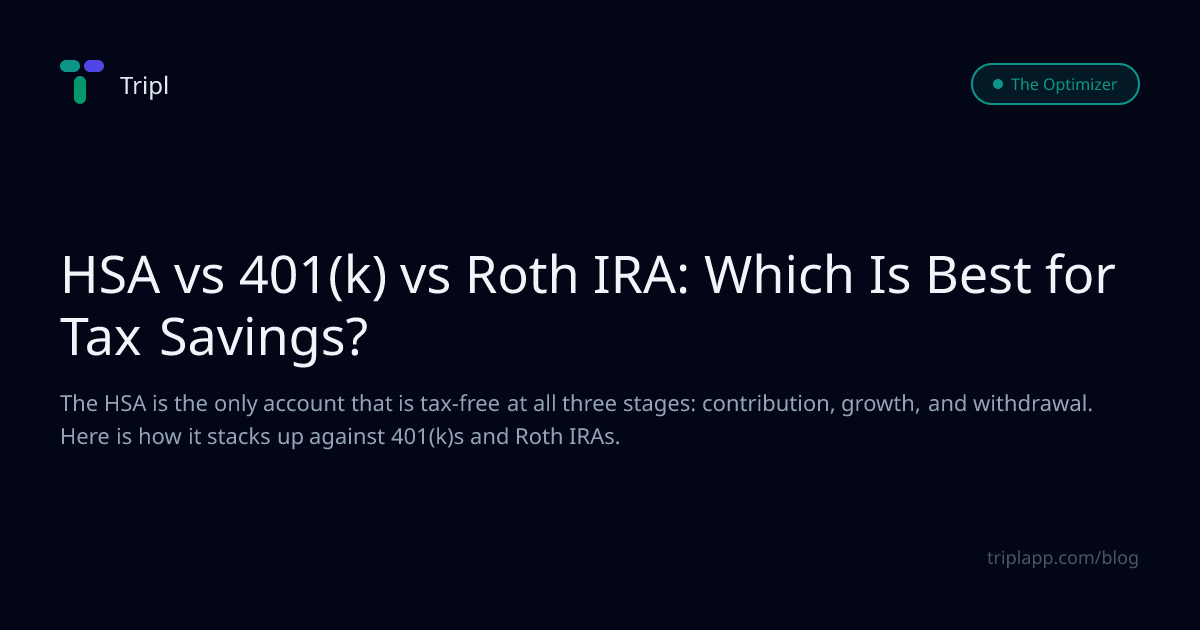 HSA vs 401(k) vs Roth IRA: Which Is Best for Tax Savings?